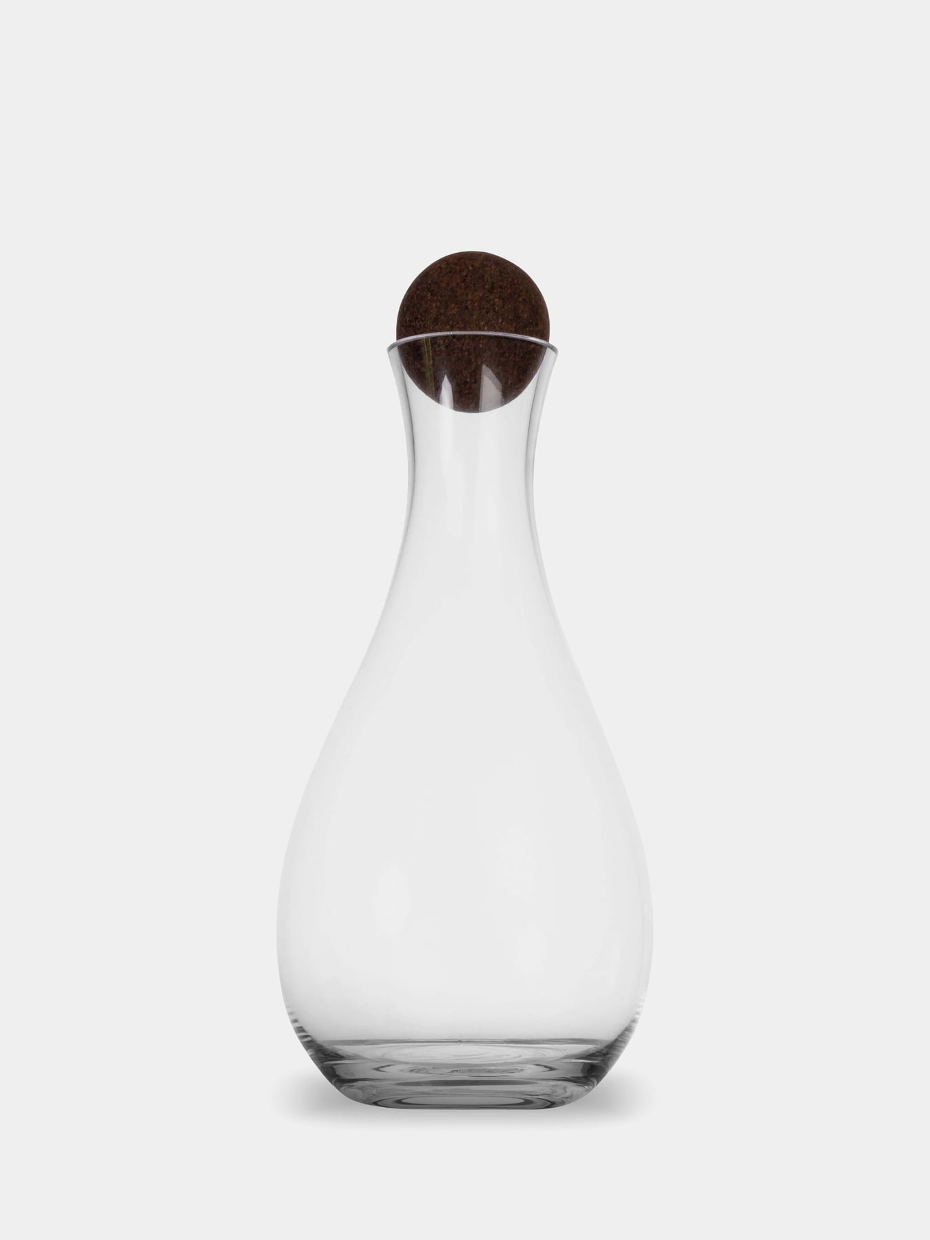 Nature wine carafe with cork stopper | Sagaform