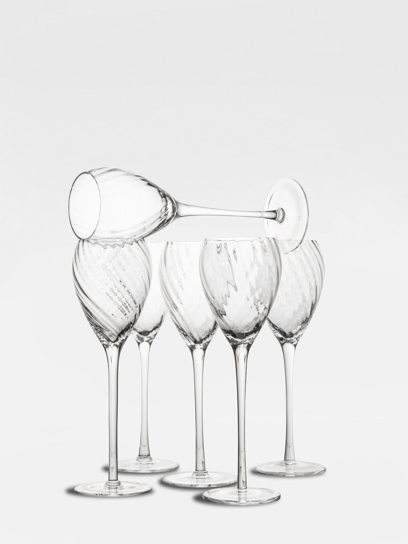 Champagne glass Opacity 6pcs/set | Byon
