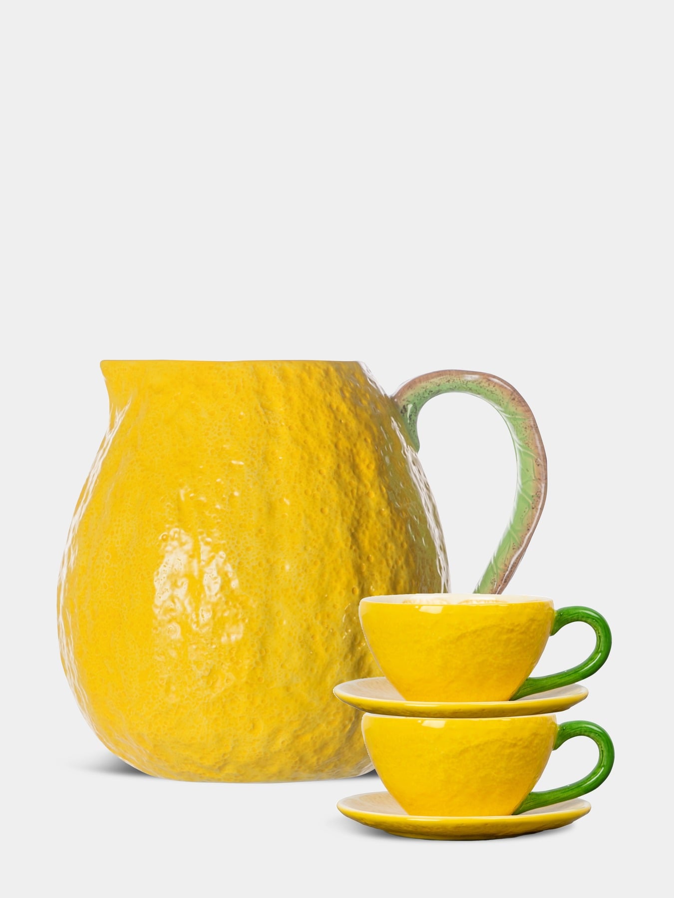 Jug Lemon + Cup and plate 2pcs | Byon