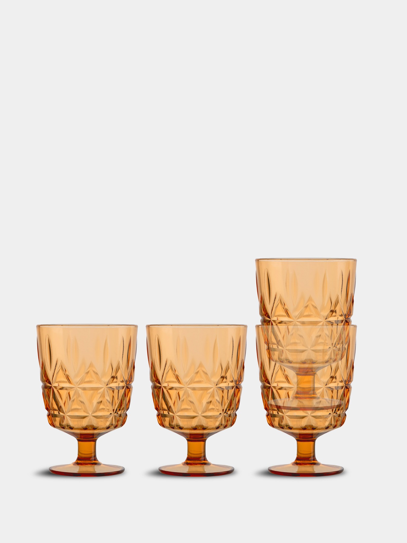Picnic Juni glass, 4-pcs | Sagaform